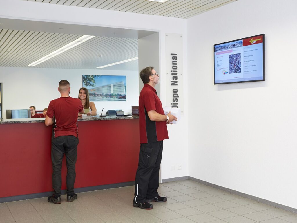 Digital signage in der internen Kommunikation - Screenimage